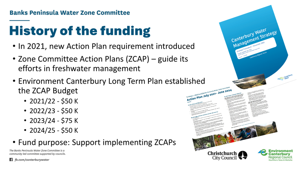 Agenda of Workshop - Banks Peninsula Water Management Zone Committee ...